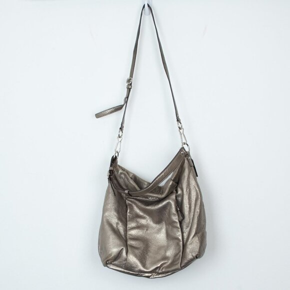 Coach | Bags | Coach Madison Metallic Leather Isabelle Shoulder Bag ...
